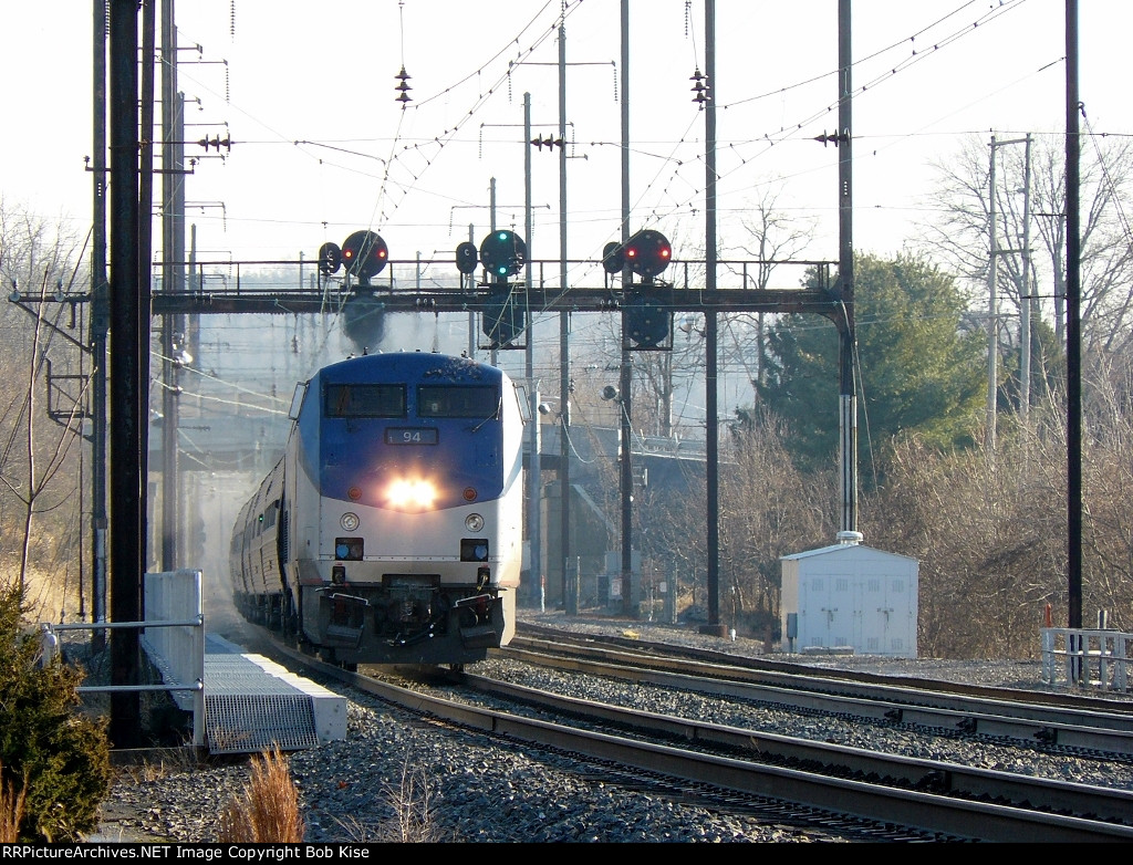 AMTK Train 43 at 2:18 p.m.
